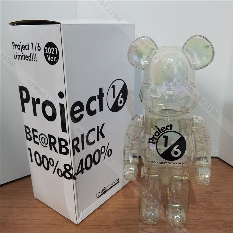 BE@RBRICK PROJECT 1/6 透明 ベアブリック bearbrick MEDICOM TOY 400% メディコム トイ 贈り物 ...