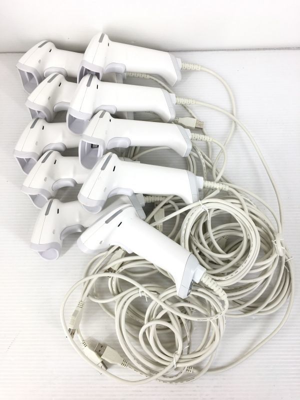 10台セット OPTICON バーコードリーダー L-46X USB接続 QRコード OCR読取 二次元バーコードリーダー(バーコードリーダー ...