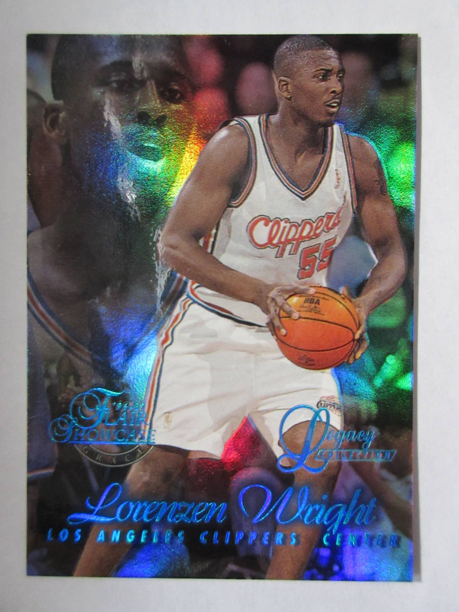 1996-97 Flair Showcase Legacy Collection Row1 #56 Lorenzen Wright/150 ...