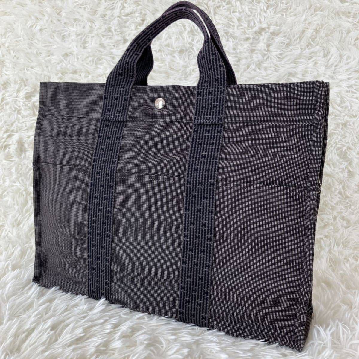 HERMES エルメス エールライン MM グレー フールトゥ シルバー金具 ビジネス トートバッグ A4可 ハンドバッグ(エールライン)｜売買されたオークション情報、yahooの商品情報を ...