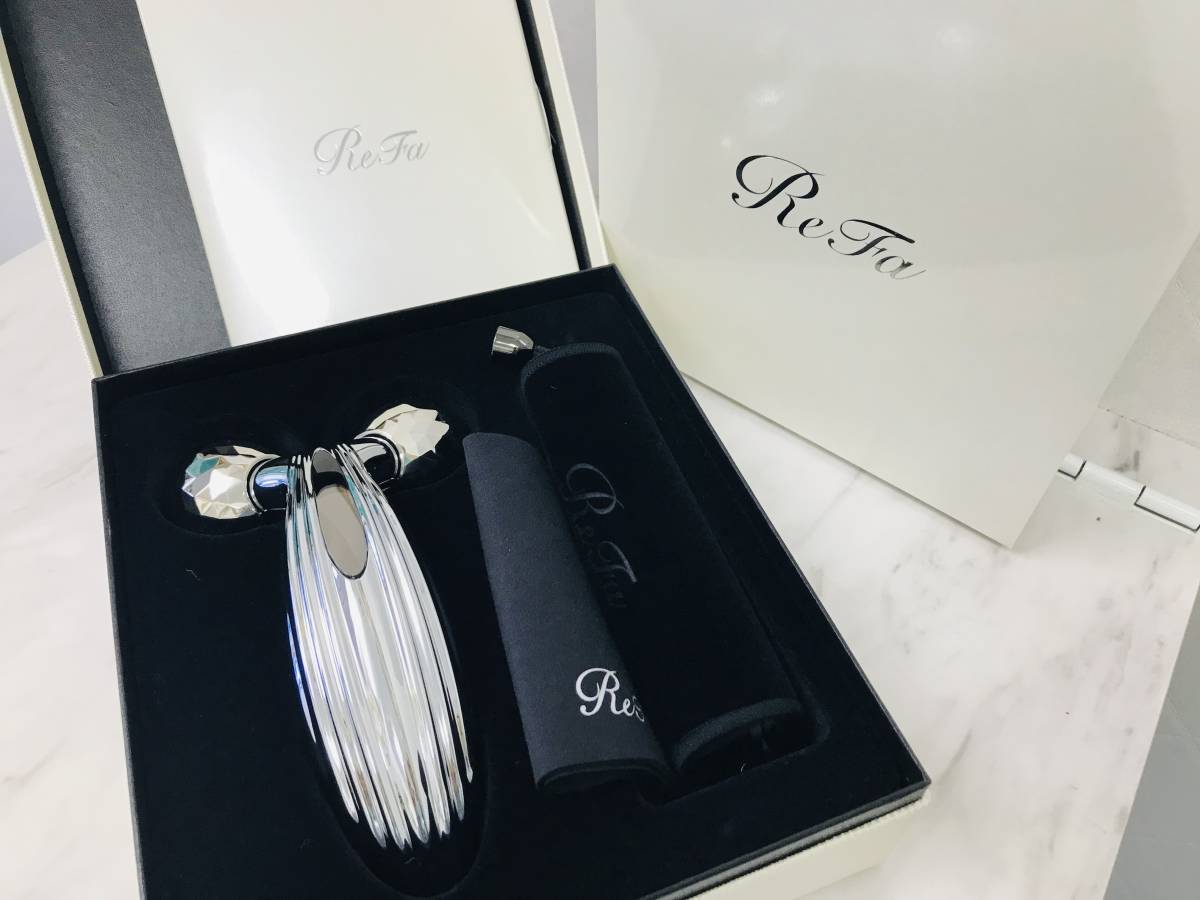 G4106 ReFa リファ リファカラットレイ RF-PC2019B 美顔器 美顔ローラー(美顔ローラー)｜売買されたオークション情報、yahooの商品情報をアーカイブ公開 - オークファン ...