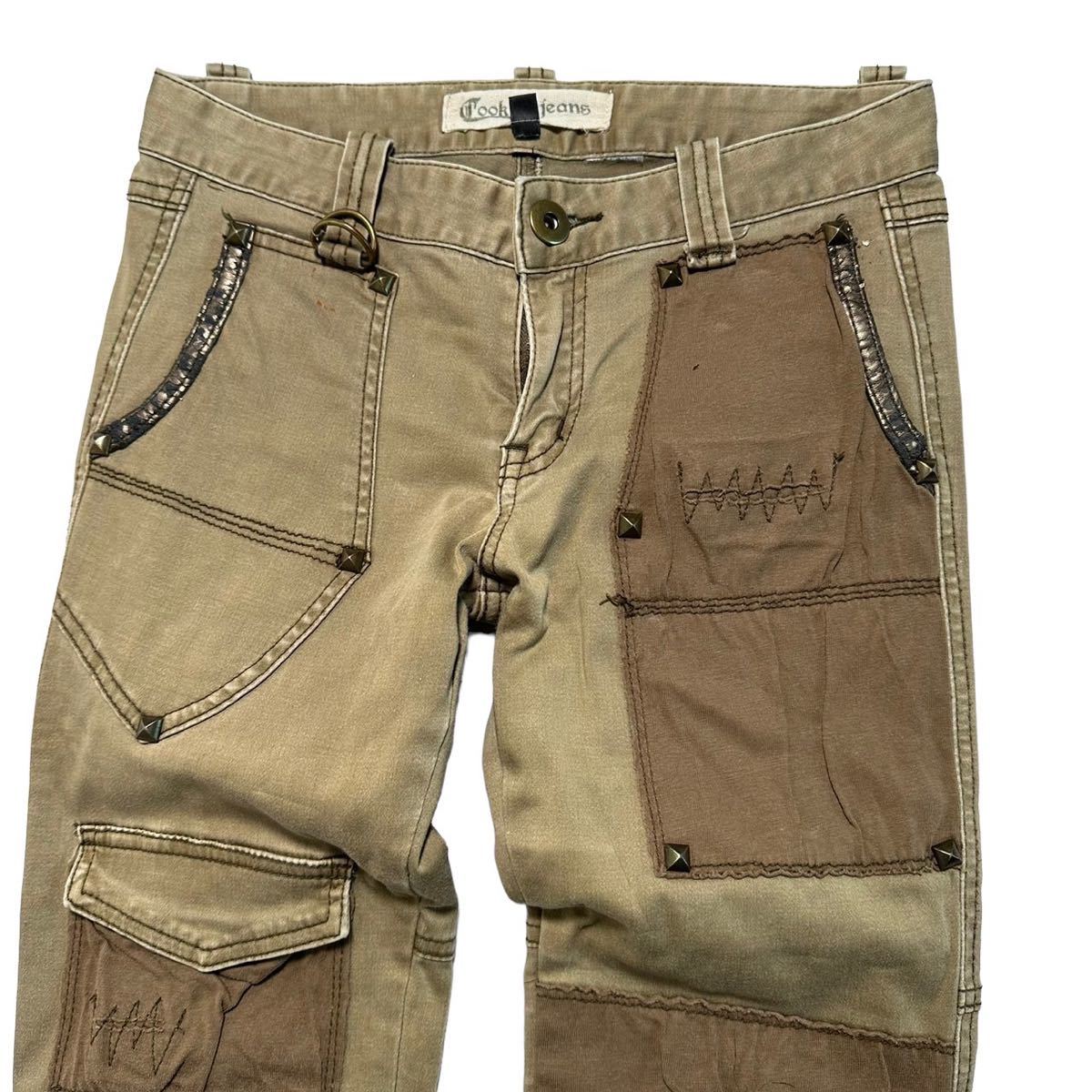 rare 00s Japanese Label Y2K cook jeans design pants 14th addiction ...