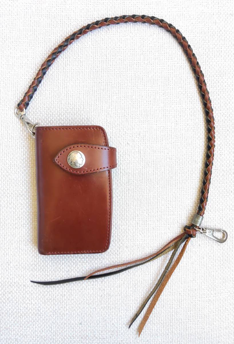 ALZUNI アルズニ ハーフウォレット チェーン付き レザー ブラウン 財布 日本製(二つ折り財布（小銭入れあり）)｜売買されたオークション ...