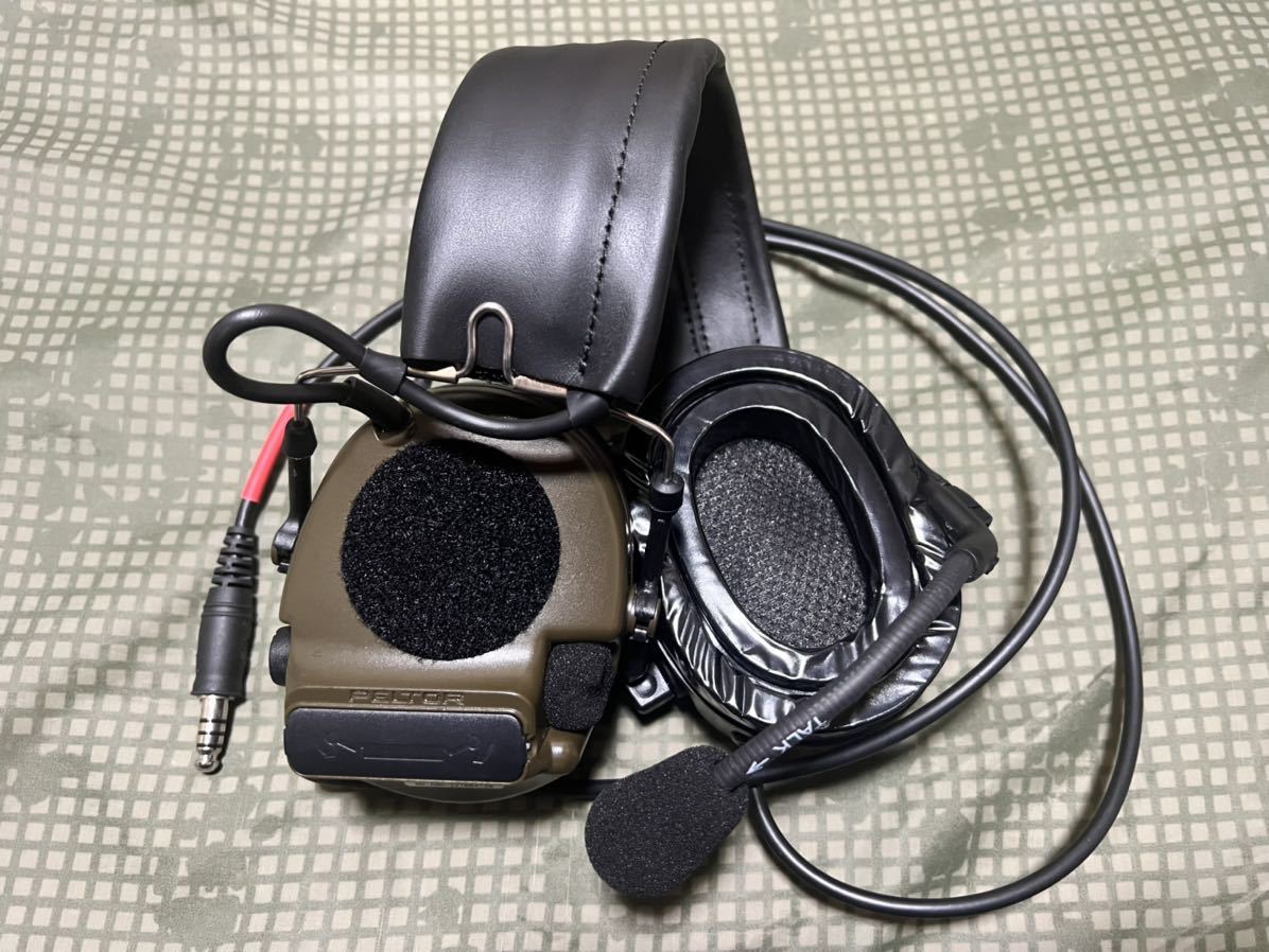 TCA AGC COMTAC3 タイプ ヘッドセット 3M PELTOR COMTAC III ACH OD デュアル dual(その他 ...