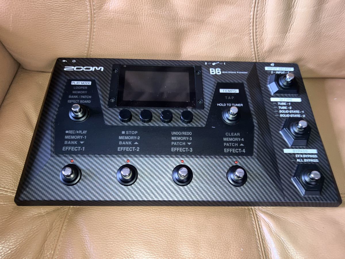 ZOOM B6 ベースマルチエフェクター(マルチエフェクター)｜売買されたオークション情報、yahooの商品情報をアーカイブ公開 ...