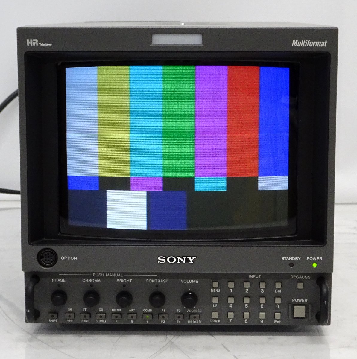 SONY BVM-D9H5J 9型HRトリニトロンモニター コンポジット/使用時間3478時間 /ヤケなし/ #397471(ブラウン管 ...