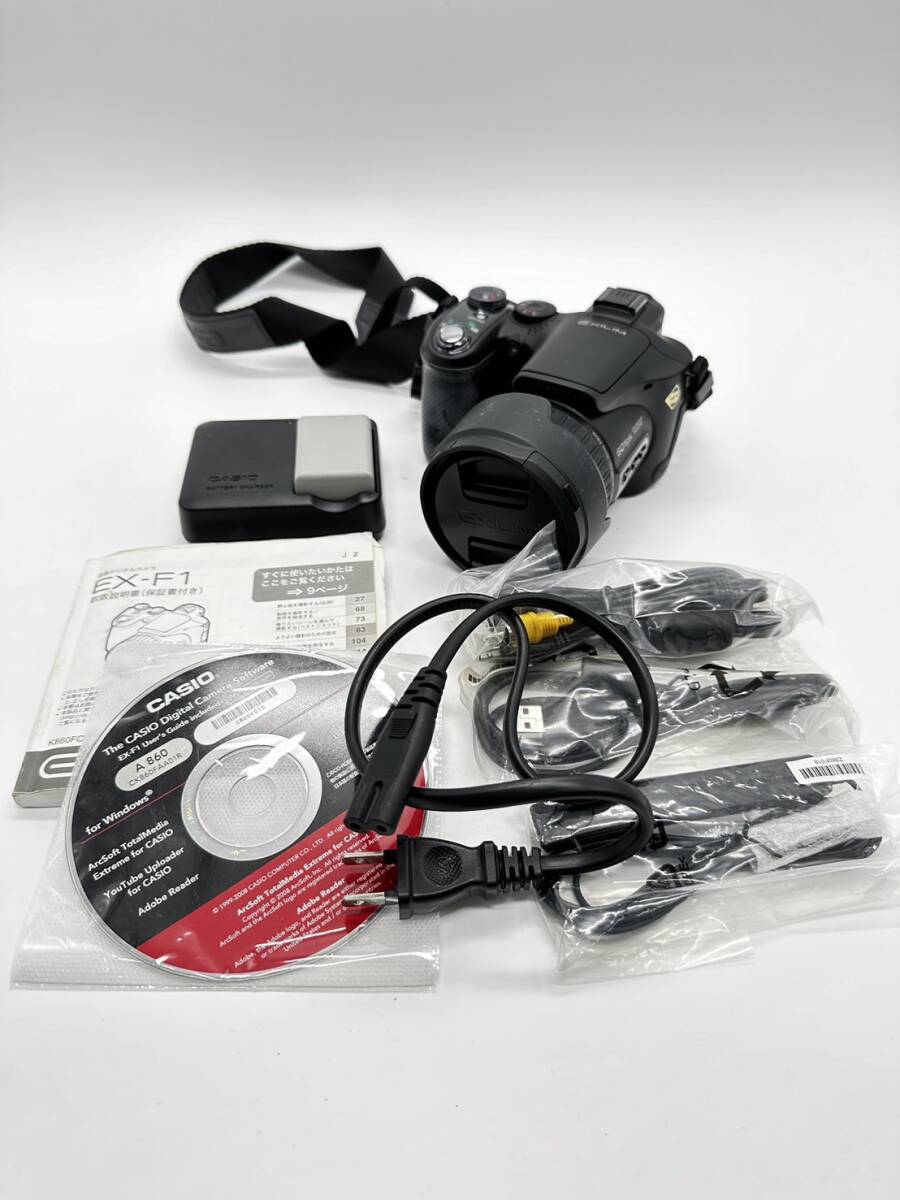 T2914 CASIO EXILIM EX-F1 7.3-87.6mm 1:2.7-4.6 デジタルカメラ 通電のみ確認(その他)｜売買された ...
