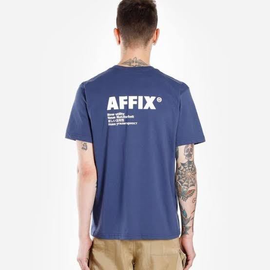 AFFIX Logo T-shirt アフィックス ロゴTシャツ Blue 青 サイズL 定価¥8424 KIKO KOSTADINOV キココスタディノフ asics アシックス(Lサイズ ...