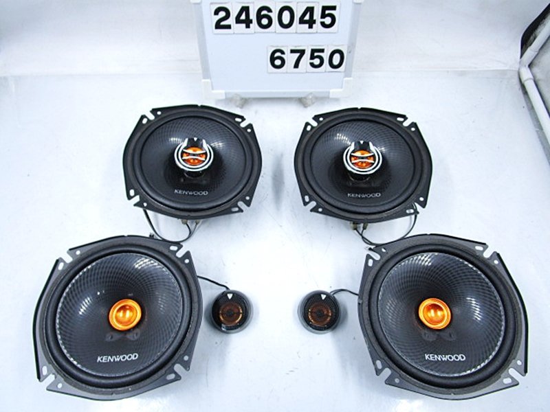 KENWOOD ケンウッド カスタムフィットスピーカー KFC-RS173S/KFC-RS173 17cm セット売 ツイーター付 AUD ...