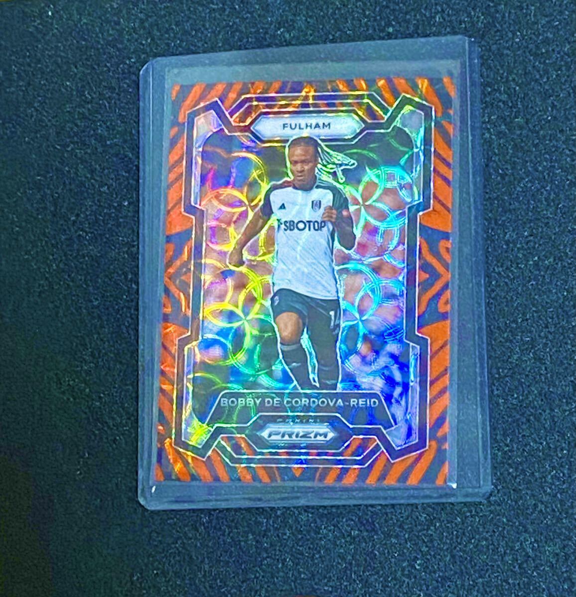 SP Tiger Stripe 2023-24 Panini Prizm Premier League Soccer EPL Bobby De ...