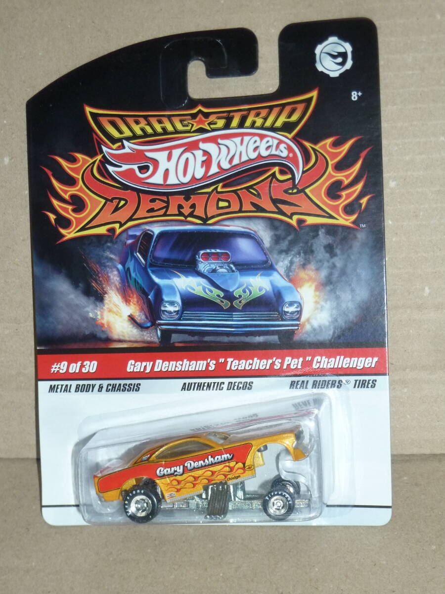 DRAG STRIP DEMONS Gary Densham's "Teacher's Pet" Challenger Hot Wheels ...