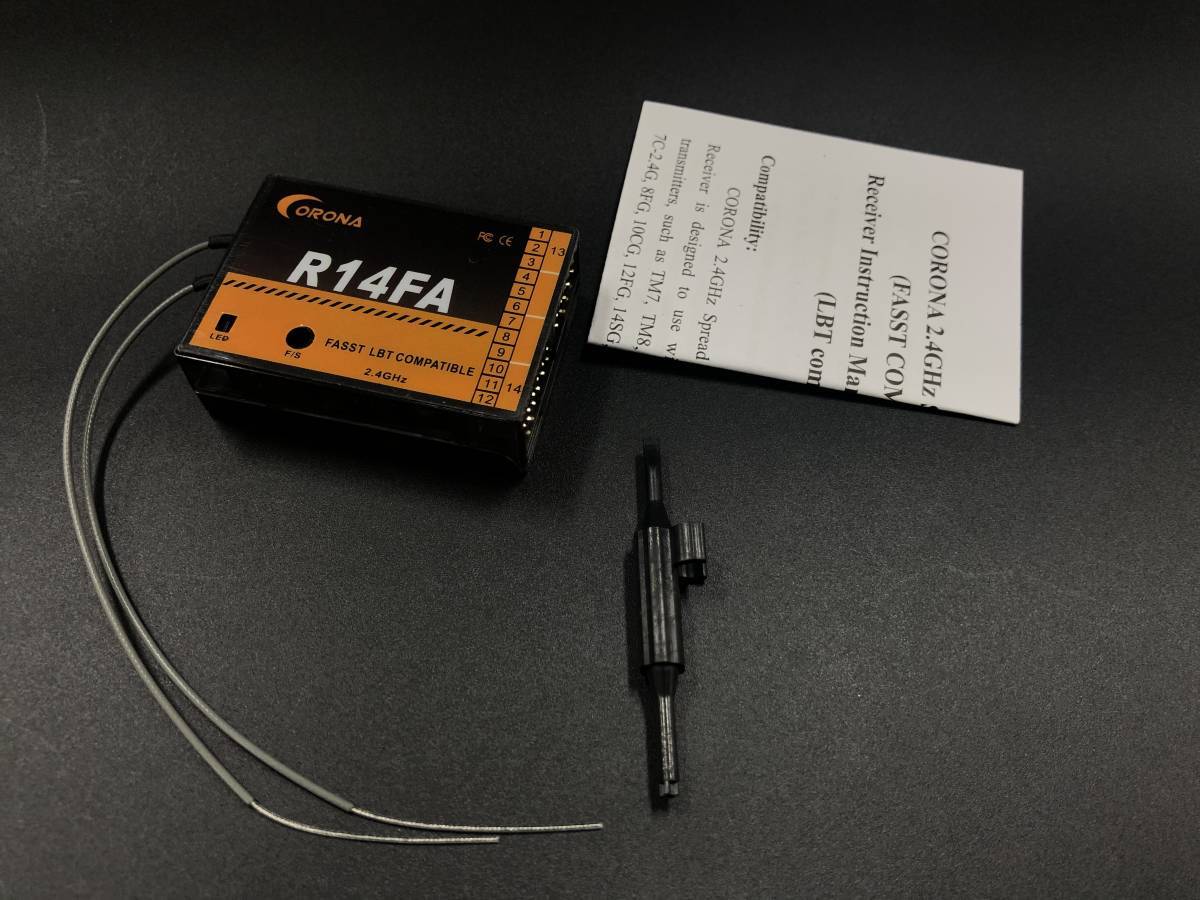 CORONA R14FA 14CH 受信機 2.4G Futaba双葉FASST互換 8fg 12z 14MZ 16SZ 18SZ 18MZ ...