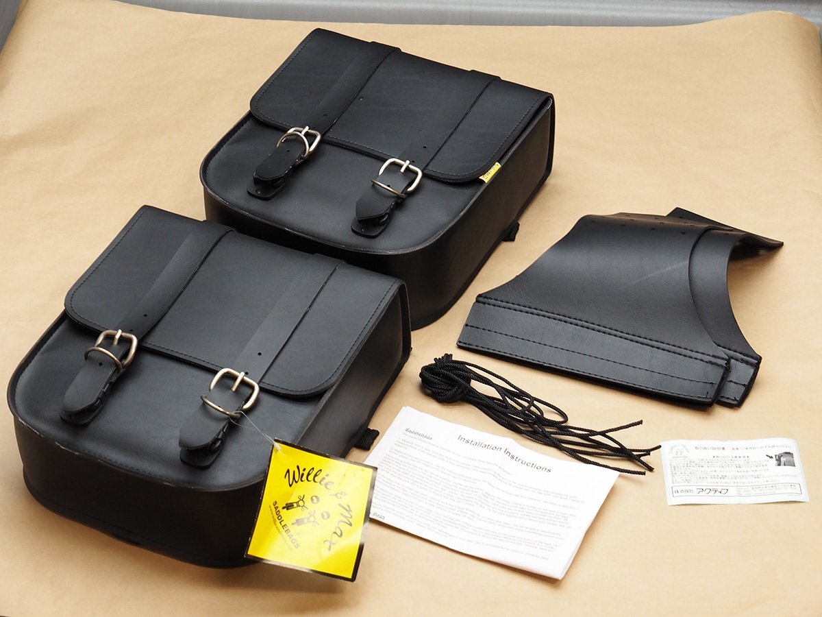 Willie&Max ウイリーアンドマックス スタンダードコンパクトサドルバッグ 品番：SB301 240328DF0058(サドルバッグ、サイドバッグ)｜売買されたオークション情報 ...