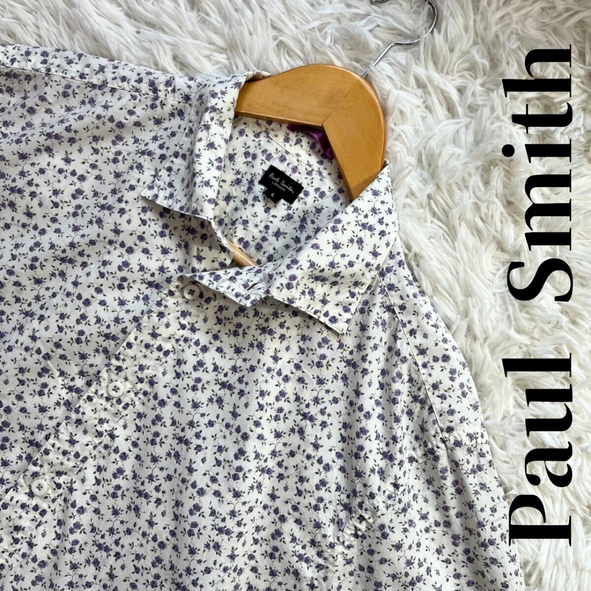 春夏向け ポールスミス 半袖シャツ 総柄 花柄 大人のおしゃれ コットン100% 日本製 サイズL Paul Smith(半袖シャツ)｜売買されたオークション情報、yahooの商品情報を ...