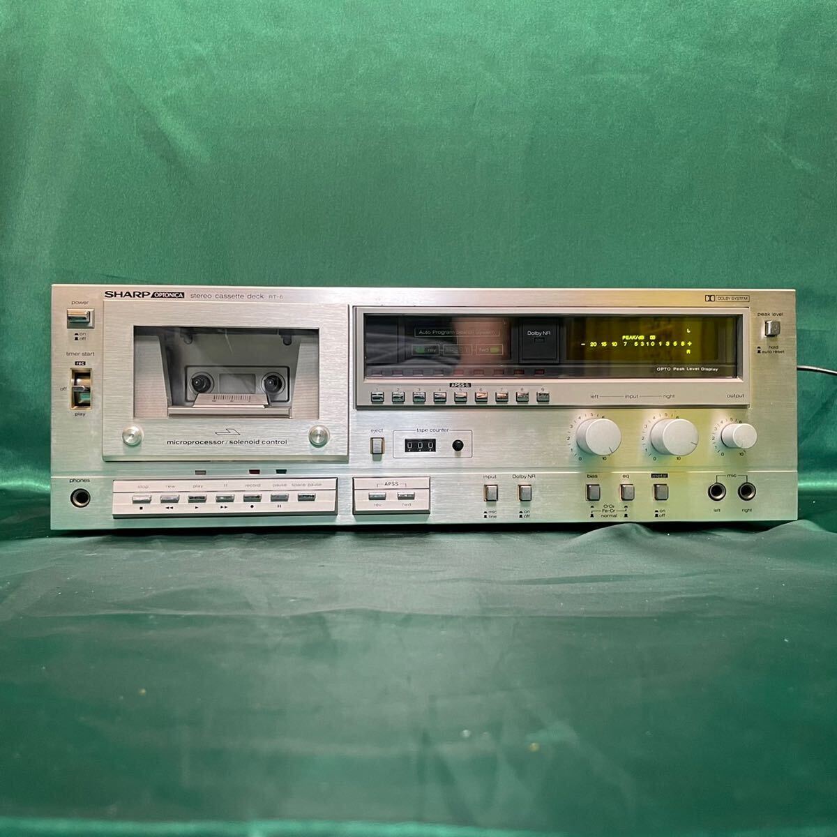 SHARP RT-6 ステレオ テープデッキ カセットデッキ シャープ レトロ(ラジカセ)｜売買されたオークション情報、yahooの商品情報をアーカイブ公開 - オークファン（aucfan.com）