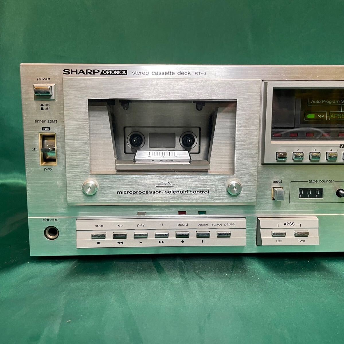 SHARP RT-6 ステレオ テープデッキ カセットデッキ シャープ レトロ(ラジカセ)｜売買されたオークション情報、yahooの商品情報をアーカイブ公開 - オークファン（aucfan.com）
