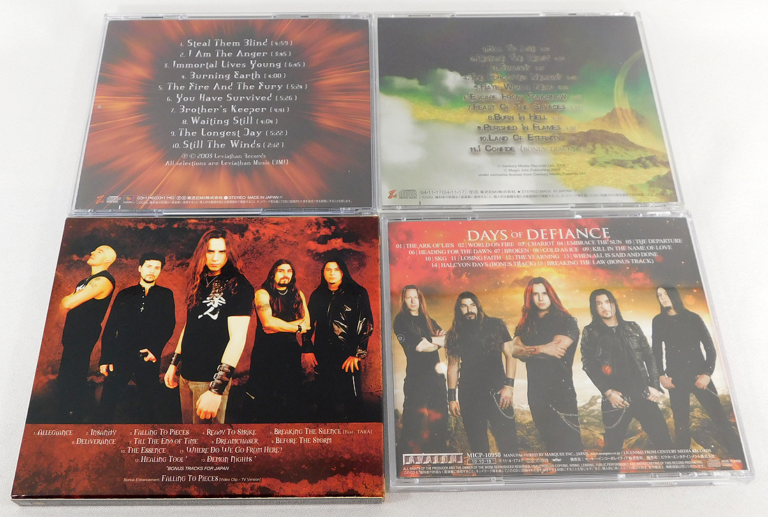 ファイアーウインド FIREWIND 帯付き CD 4枚セット/ファイアーウィンド/Burning Earth/Forged by Fire ...