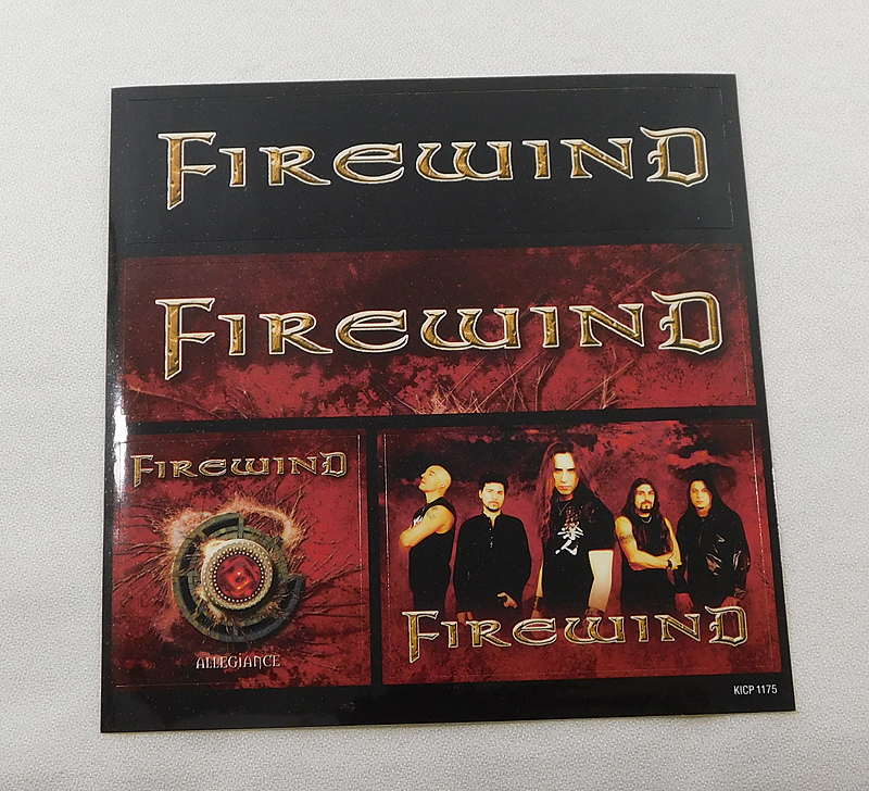 ファイアーウインド FIREWIND 帯付き CD 4枚セット/ファイアーウィンド/Burning Earth/Forged by Fire/Allegiance 初回 /Days Of ...