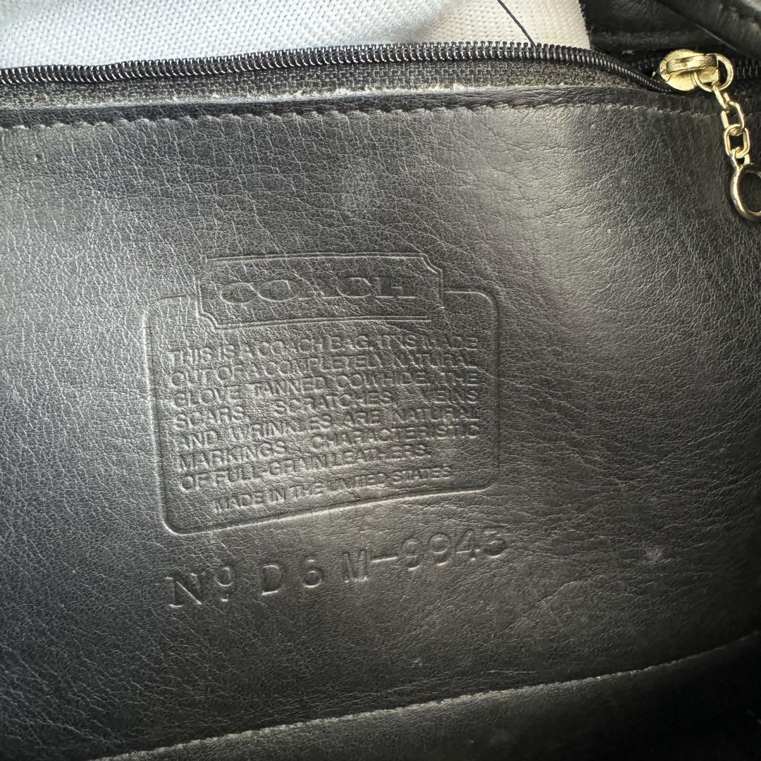 COACH オールドコーチ レザー リュック バックパック 巾着 ブラック レディース 本革 オールレザー 黒 9943(その他)｜売買された ...