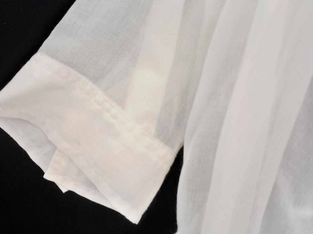 ネコポスOK INTERPLANET インタープラネット 袖ロールアップ リボンギャザー ブラウス シャツ size02/白 efa5 レディース(半袖シャツ)｜売買されたオークション情報 ...