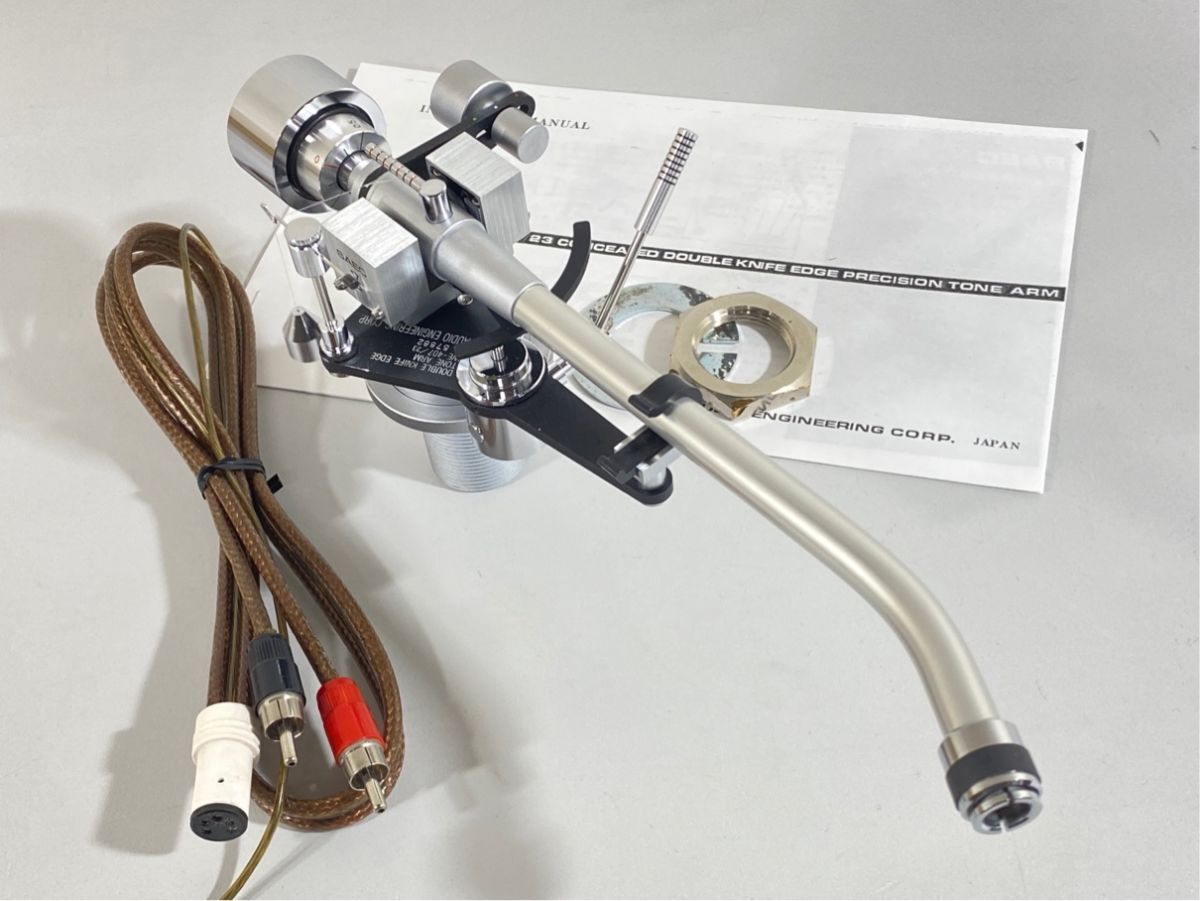 n6941 完動品 外観良好 SAEC サエク WE-407/23 WE407/23 トーンアーム フォノケーブル/取説付(その他)｜売買されたオークション情報、yahooの商品情報を ...