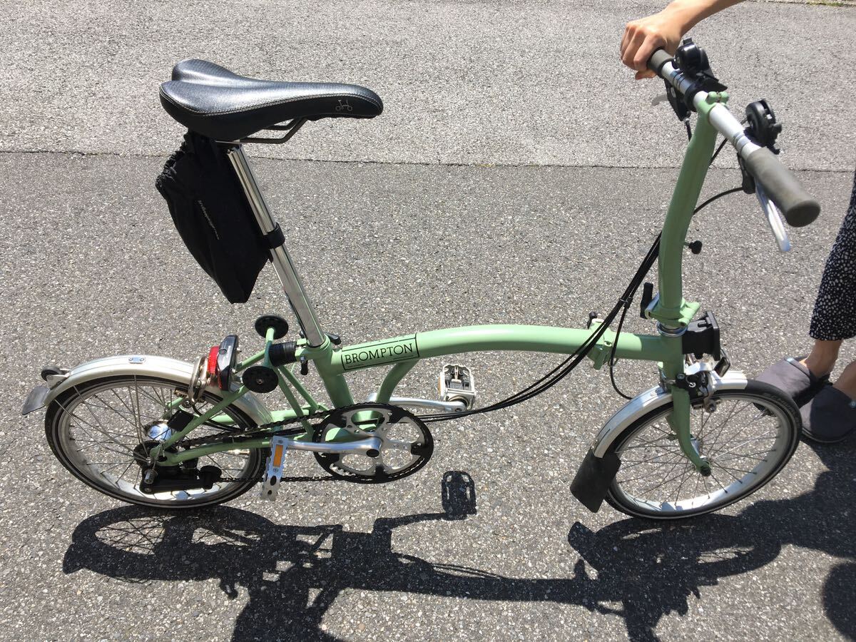 〇X283〇折りたたみ自転車 BROMPTON ブロンプトン S6L セイジグリーン 6段 2012年 直接引取可(16インチ～)｜売買されたオークション情報、yahooの商品情報をアーカイブ ...