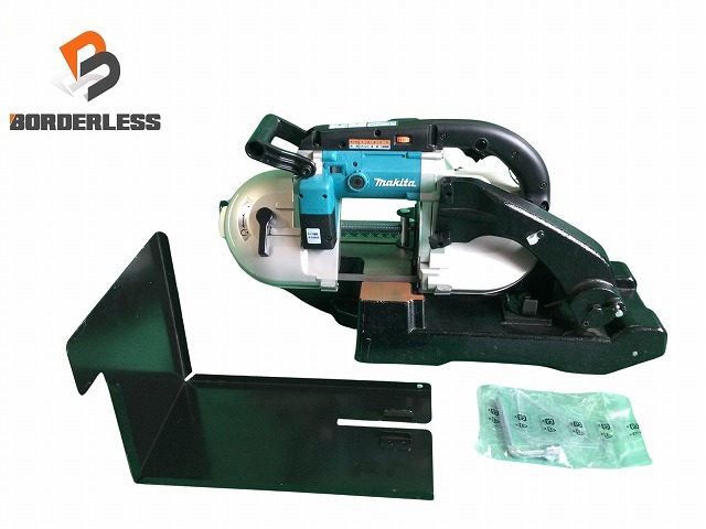 makita マキタ 100V ポータブルバンドソー 2107FW 台座付き 115mm ライト 変則 鉄筋カッター 切断機 92476(メタ ...