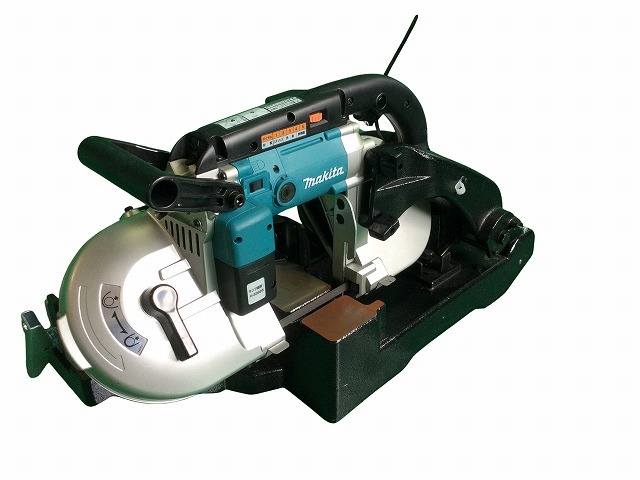 makita マキタ 100V ポータブルバンドソー 2107FW 台座付き 115mm ライト 変則 鉄筋カッター 切断機 92476(メタ ...