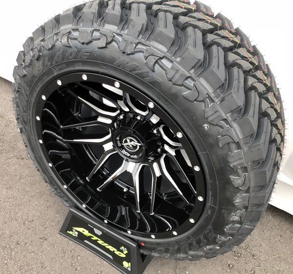 20x12J ランクル100 タンドラ XF OFFROAD XF222 20インチマッドタイヤホイール ATTURO TRAIL BLADE ...