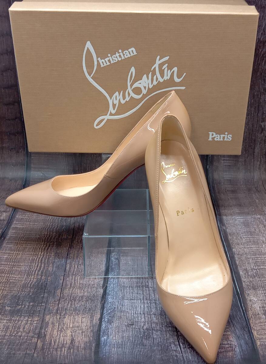 Christian Louboutin クリスチャンルブタン/ ピンヒールパンプス/1100382 /ベージュ /24cm/箱有り/専用袋付き ...