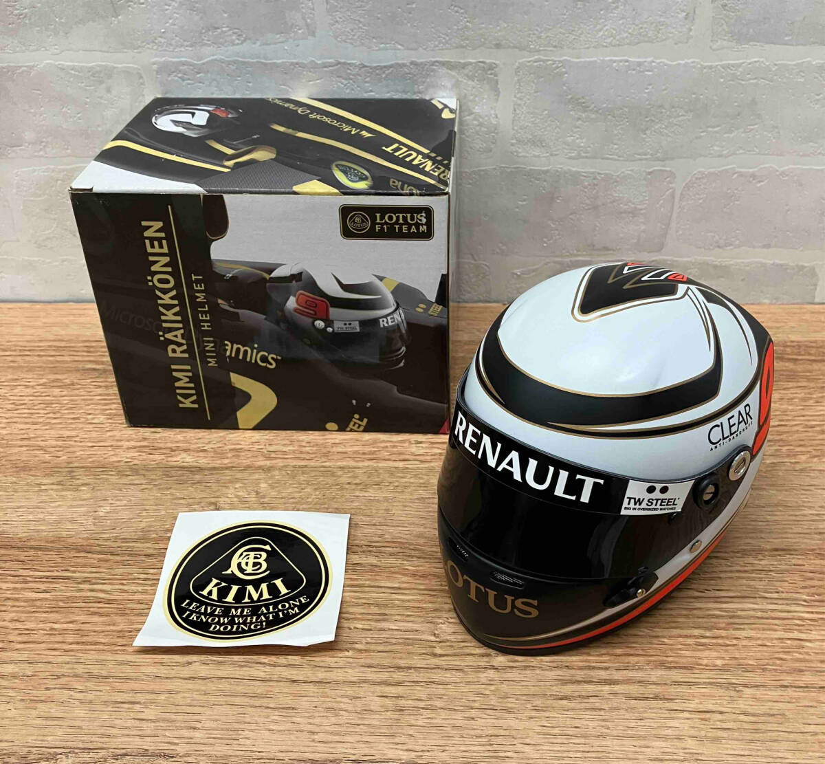 KIML RAIKKONEN - MINI HELMET2012 LOTUS F1 ヘルメット ミニチュア(レーシングカー)｜売買された ...