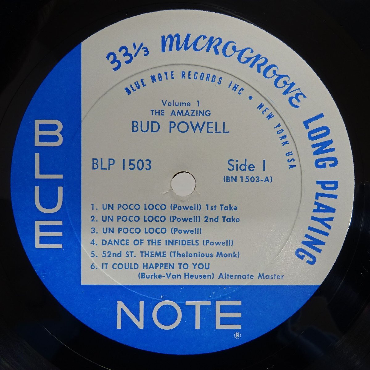 14035913; ほぼ美盤/US盤/BLUE NOTE/NewYork/MONO/手書きRVG刻印/MONO Bud Powell ...
