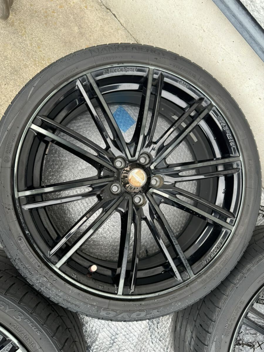 WedsSport ウェッズスポーツ SA-54R 18インチ 7.5J PCD100 5穴 +45 4本SET 215/40R18(5穴)｜売買されたオークション情報、yahooの商品情報を ...
