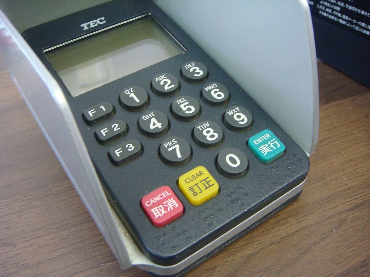YS/K06AC-DA1 通電OK TEC 東芝テック カード決済 ターミナルセット CARDNET EFT-POS CT-4100-J220-R PINPAD PADCT-4100-A110 ...
