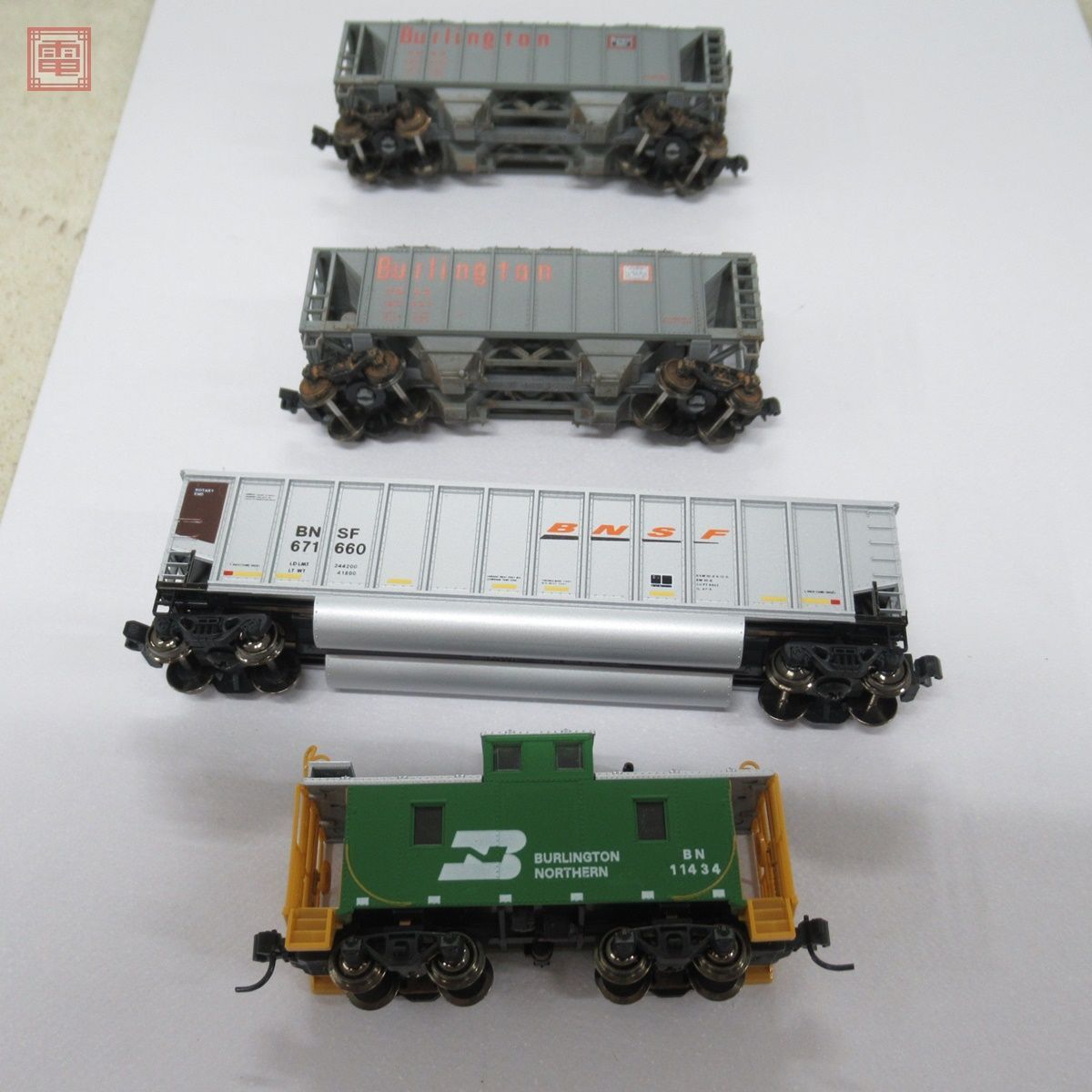 カトー Nゲージ Cupola Caboose BN #11434/BethGon Coalporter BNSF/AC＆F 70t ...