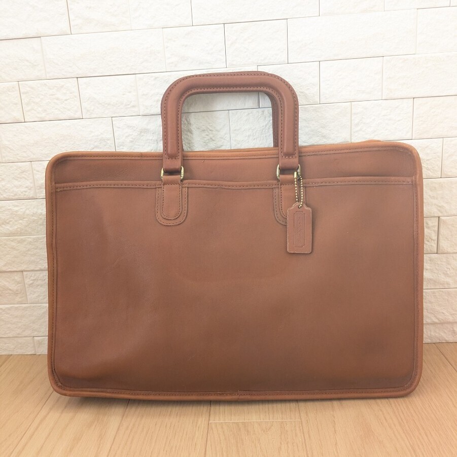 COACH コーチ オールドコーチ オールレザー ブリーフケース J4B-5276 USA製 メンズ ブラウン 1007(ブリーフケース)｜売買されたオークション情報、yahooの商品情報を ...