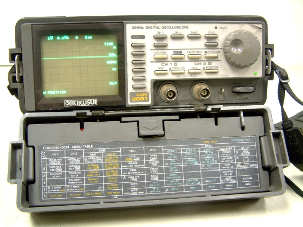 KIKUSUI デジタルオシロスコープ COM3051 50MHz ジャンク扱い(アマチュア無線)｜売買されたオークション情報、yahooの ...