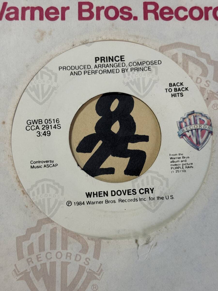 試聴 PRINCE WHEN DOVES CRY / PRINCE AND THE REVOLUTION LET’S GO CRAZY 両面 ...