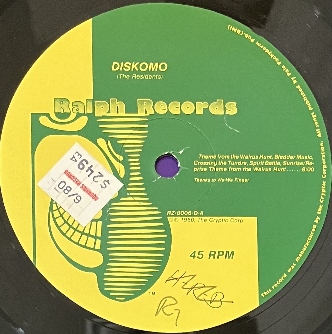 12 / レコード The Residents - Diskomo / Goosebump Avantgarde / Experimental ...