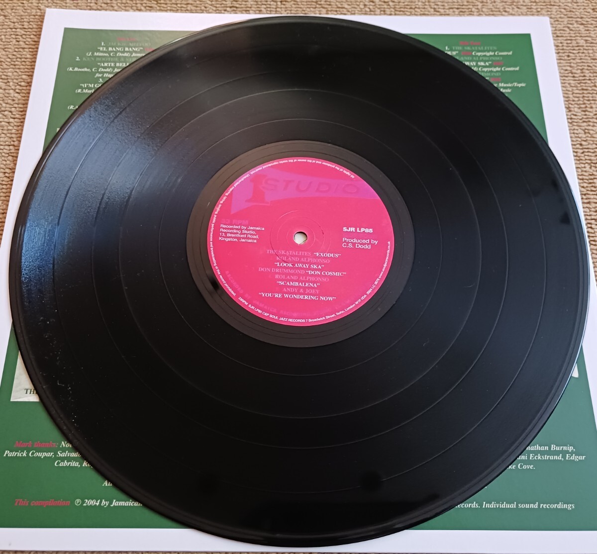 STUDIO ONE SKA SOUL JAZZ RECORDS / SJR LP85 / 輸入盤2枚組LPレコード / SKATALITES ...