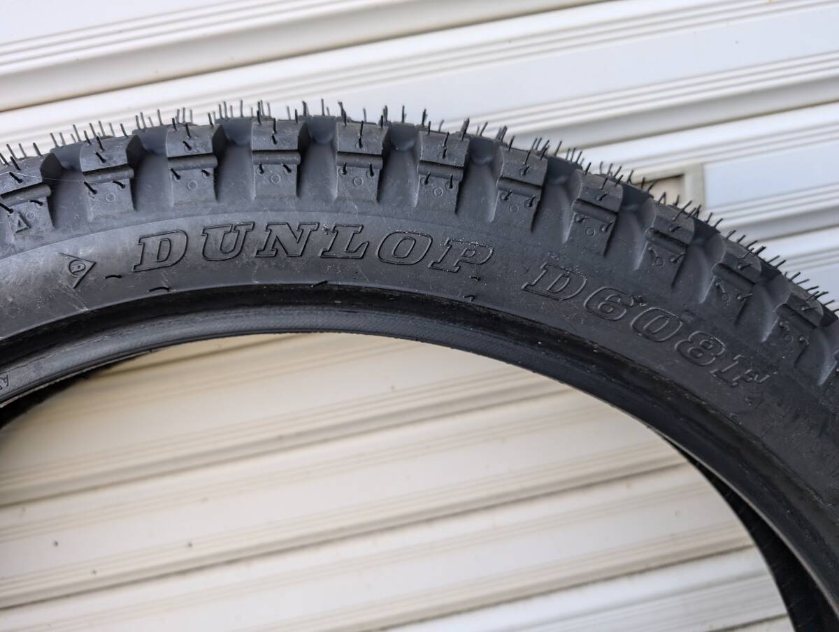 DUNLOP D608 オフロード系タイヤ 前後セット(オフロード)｜売買されたオークション情報、yahooの商品情報をアーカイブ公開 - オークファン（aucfan.com）