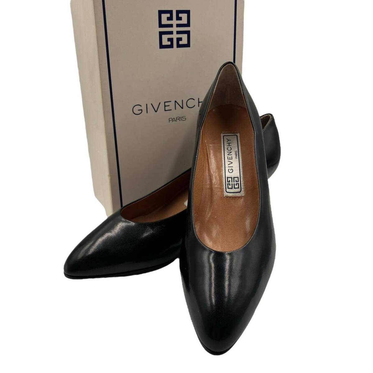 Givenchy ジバンシー フォーマル パンプス レザー ブラック サイズ36(女性用)｜売買されたオークション情報、yahooの商品情報をアーカイブ公開 - オークファン（aucfan.com）
