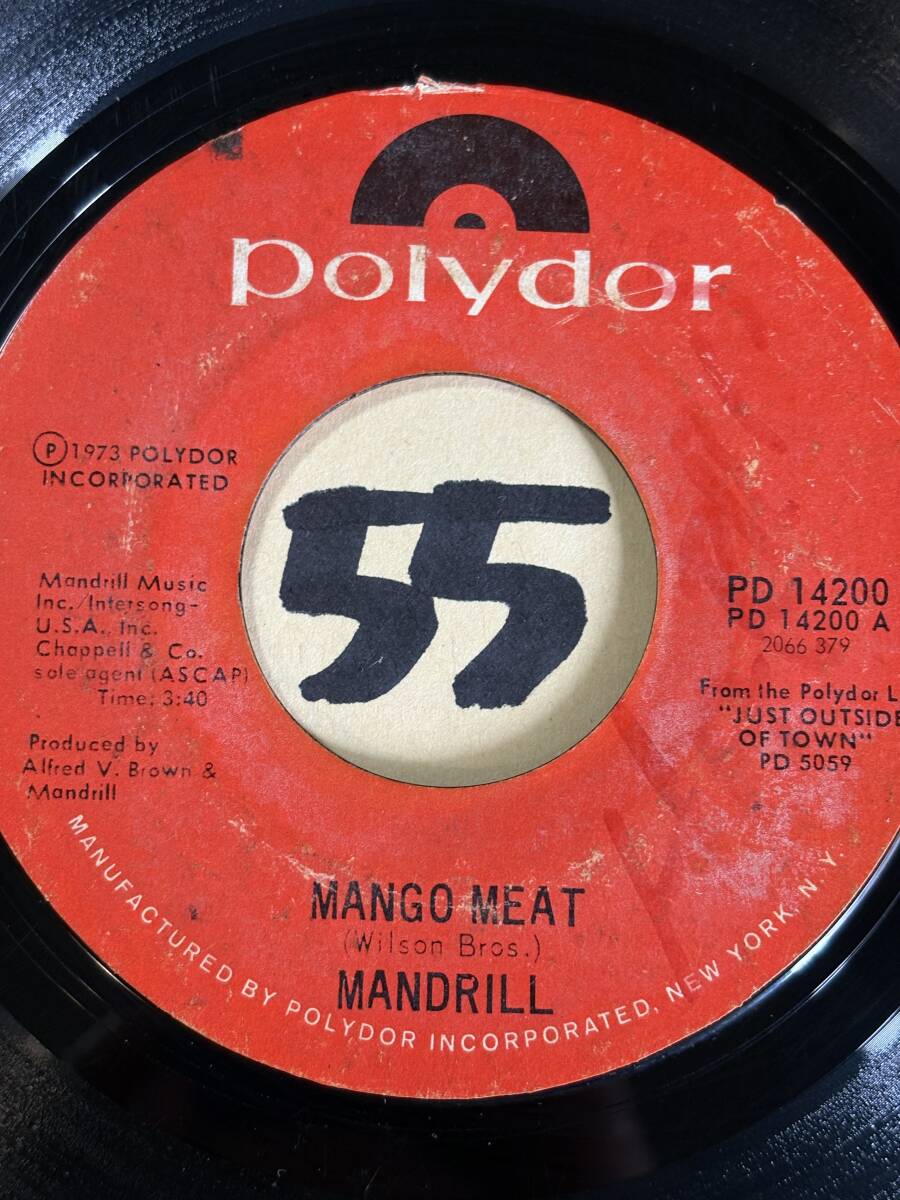 試聴 1973 MANDRILL MANGO MEAT 両面VG + SOUNDS VG+ Jungle Brothers's ...
