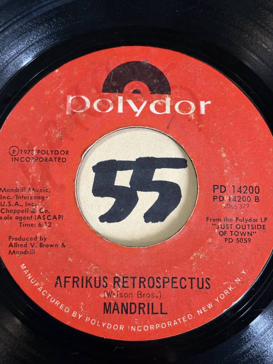 試聴 1973 MANDRILL MANGO MEAT 両面VG + SOUNDS VG+ Jungle Brothers's ...