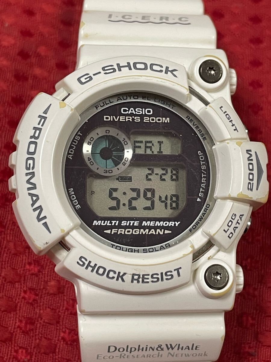 CASIOG SHOCK DW-206K イルクジモデル ホワイト FROGMAN(コラボレーションモデル)｜売買されたオークション情報 ...
