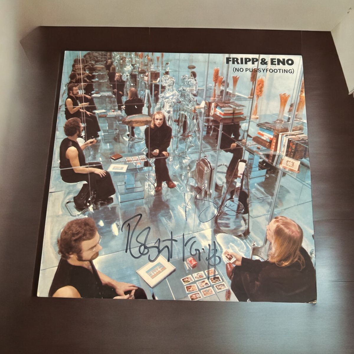 Brian Eno ブライアン イーノ Robert Fripp ロバート フリップ 直筆サイン入り LP レコード(サイン)｜売買された ...