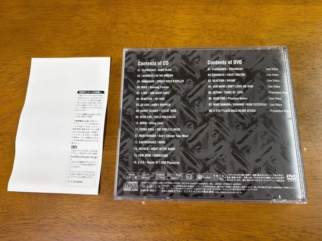 o7/CD+DVD LEGENDS OF JAPANESE HEAVY METAL 80's FLATBACKER/LOUDNESS/44MAGNUM/REACTION/VOW WOW ...