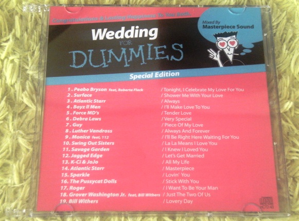結婚式のBGMに WEDDING FOR DUMMIES / MASTERPIECE SOUND(R&B、ソウル)｜売買されたオークション情報 ...