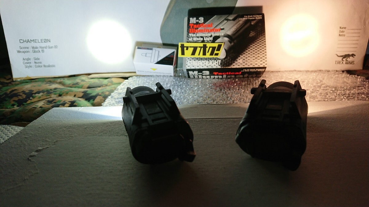 STREAMLIGHT M3 TACTICAL ILLUMINATOR With LUMENS FACTORY SIM LED For M3 M6 Used 実物 ストリームライト ルーメンズ ...