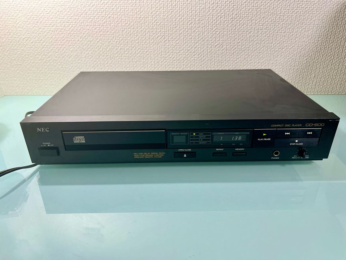 NEC CD-600 CDプレーヤ 当時物 オーディオ機器 通電 み(一般)｜売買されたオークション情報、yahooの商品情報をアーカイブ公開 ...